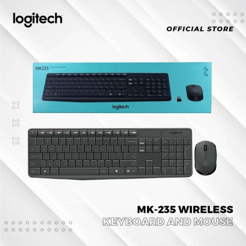 Jual Logitech Paket MK235 Wireless Combo di Seller Albinka Store ...