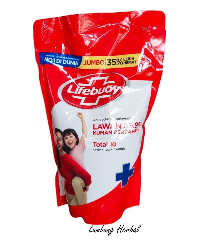 Promo Lifebuoy Sabun Mandi Cair MERAH Total 10 Refill 900ml - 825 ml Diskon 14% di Seller OTC ...