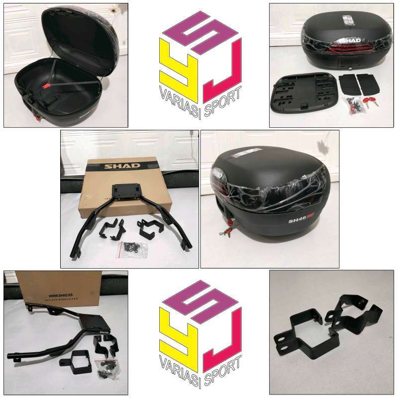Jual Paket Kit Top Adv 160 Plus Top Case Shad Sh46, Paket Topbox Shad ...