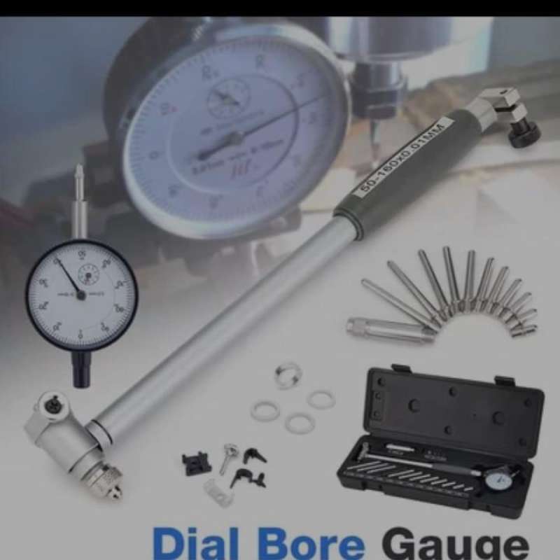 Jual Bore Gauge Bore Gage Dial Bore Gage Alat Ukur Cylinder 50-160mm ...