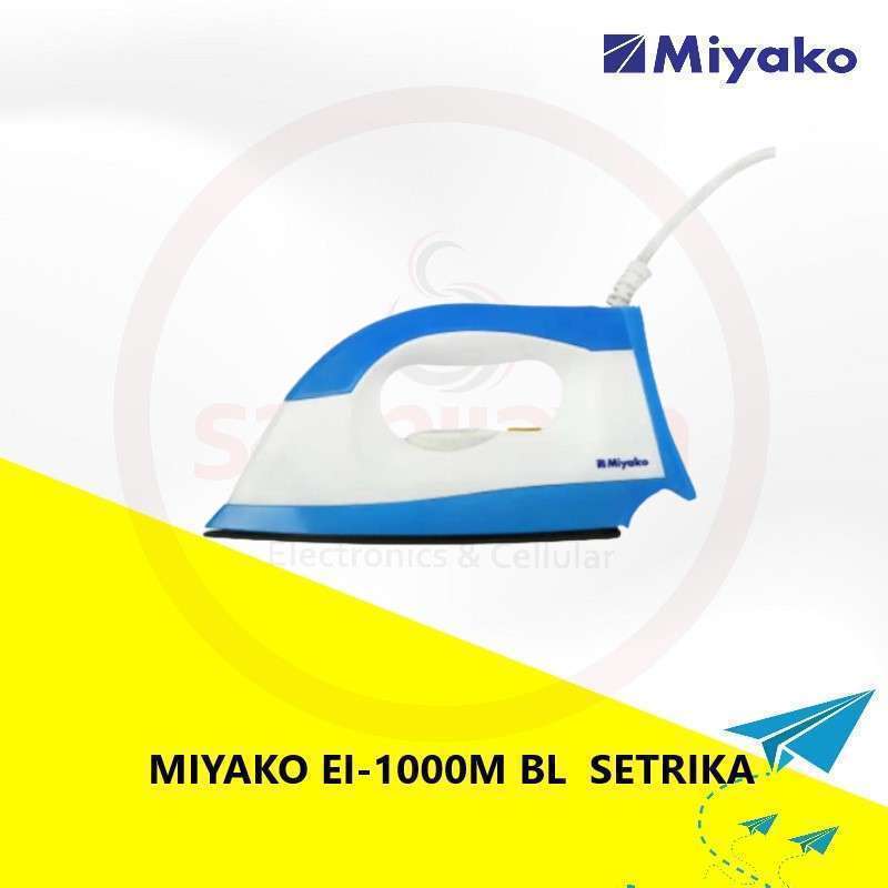 Promo MIYAKO EI-1000 M Setrika Listrik Putih Biru Diskon 11% di Seller ...