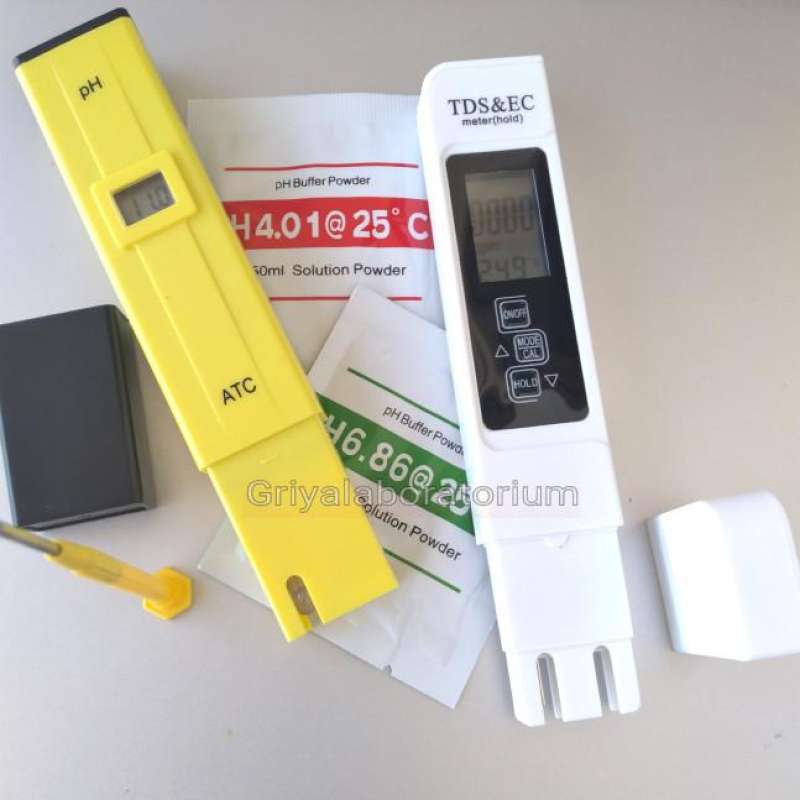 Jual Ph meter dan TDS EC meter paket untuk hidroponik, aquarium, air ...