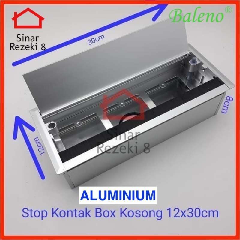 Promo Box Stop Kontak 12x30 Tutup Socket Outlet Listrik Meja Kerja ...