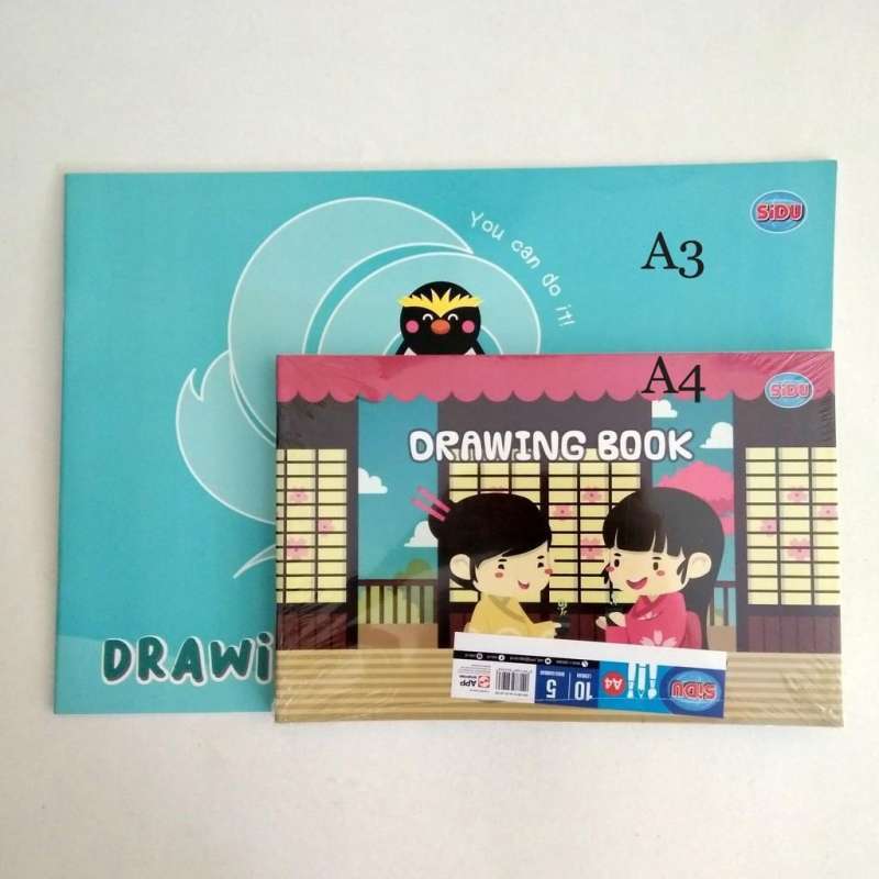 Jual Buku Gambar Sidu A4 Isi 10 Lembar Sinar Dunia Drawing Book Kecil ...