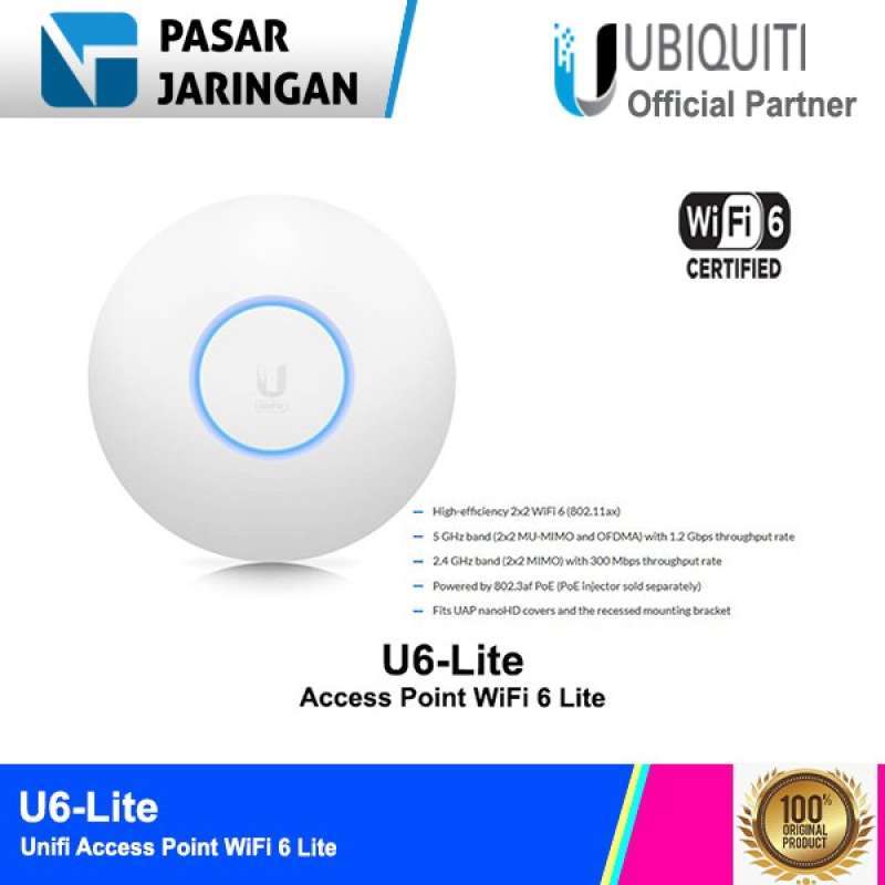 Jual Ubiquiti U6-Lite Unifi Access Point Wifi 6 Lite di Seller YONNA ...