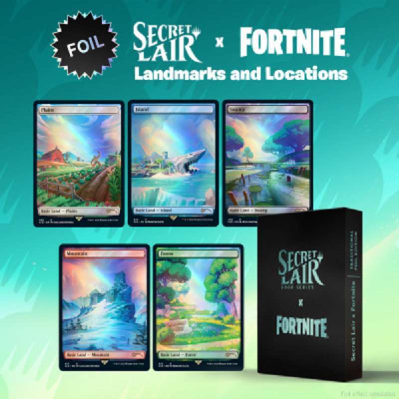 Jual Secret Lair x Fortnite Landmarks and Locations Foil Edition di ...