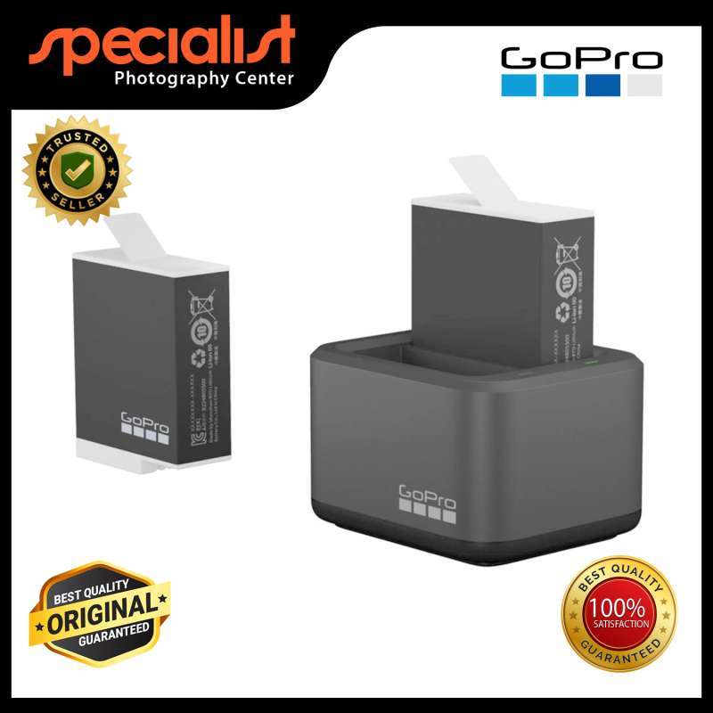 Jual GoPro Dual Battery Charger + Enduro Batteries Hero9/Hero10/Hero11 ...