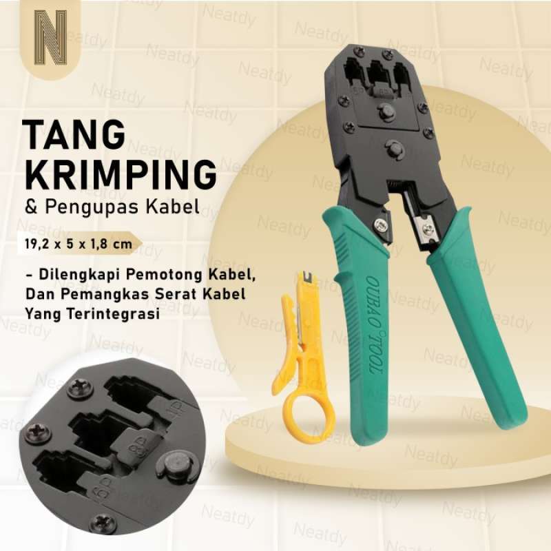 Promo Unik Crimping Tool RJ45 RJ11 Tang Krimping Tools RJ 45 ...