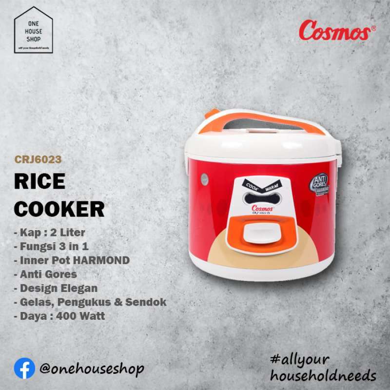 Promo Rice Cooker Cosmos Magic Com 3 in 1 Kapasitas 2 Liter Harmond ...