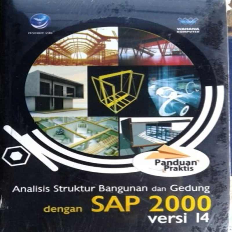 Promo Premium Buku Analisis Struktur Bangunan dan Gedung dengan SAP 2000 Versi 14 Berkualitas ...