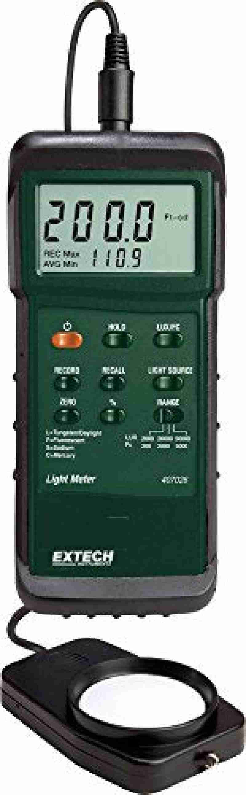 Promo Extech 407026 Heavy Duty Light Meter with PC Interface Diskon 10% ...