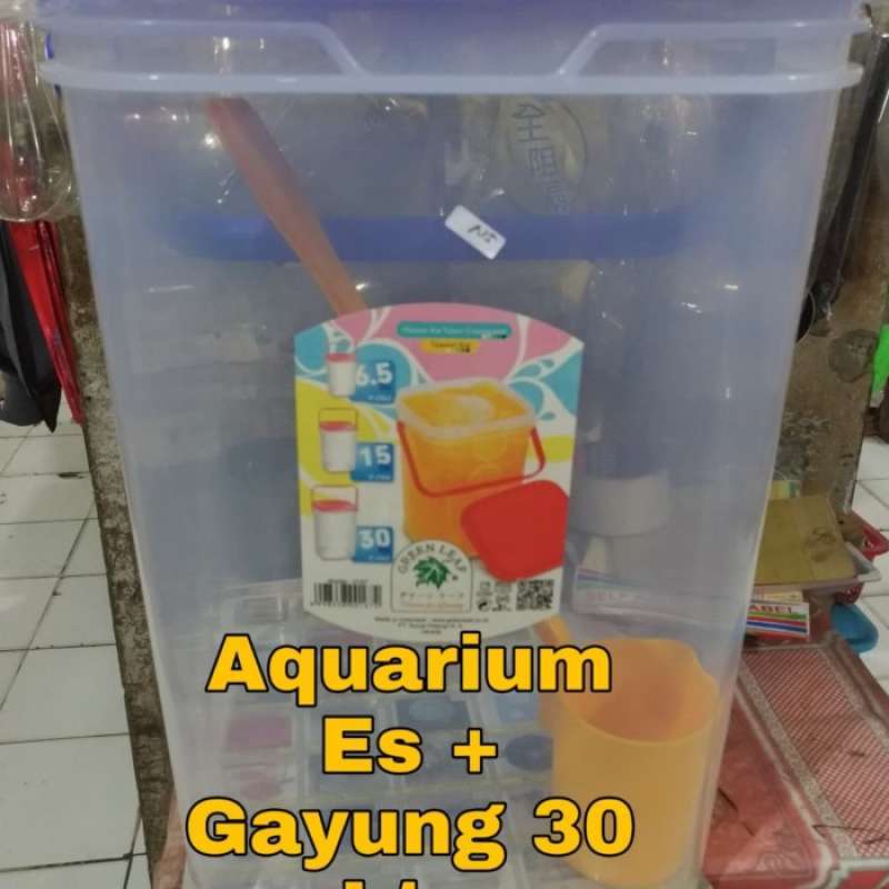 Promo AQUARIUM ES BUAH/ES KELAPA 30 LITER + GAYUNG BUAH PROMO Diskon 51 ...