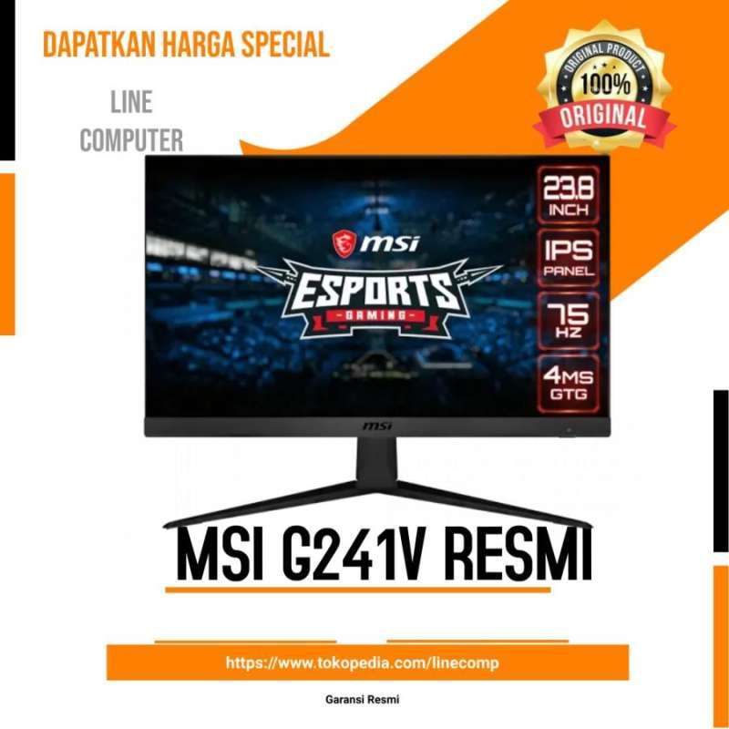 Jual Monitor Gaming MSI Optix G241V 23.8 Full HD AMD FreeSync di Seller ...