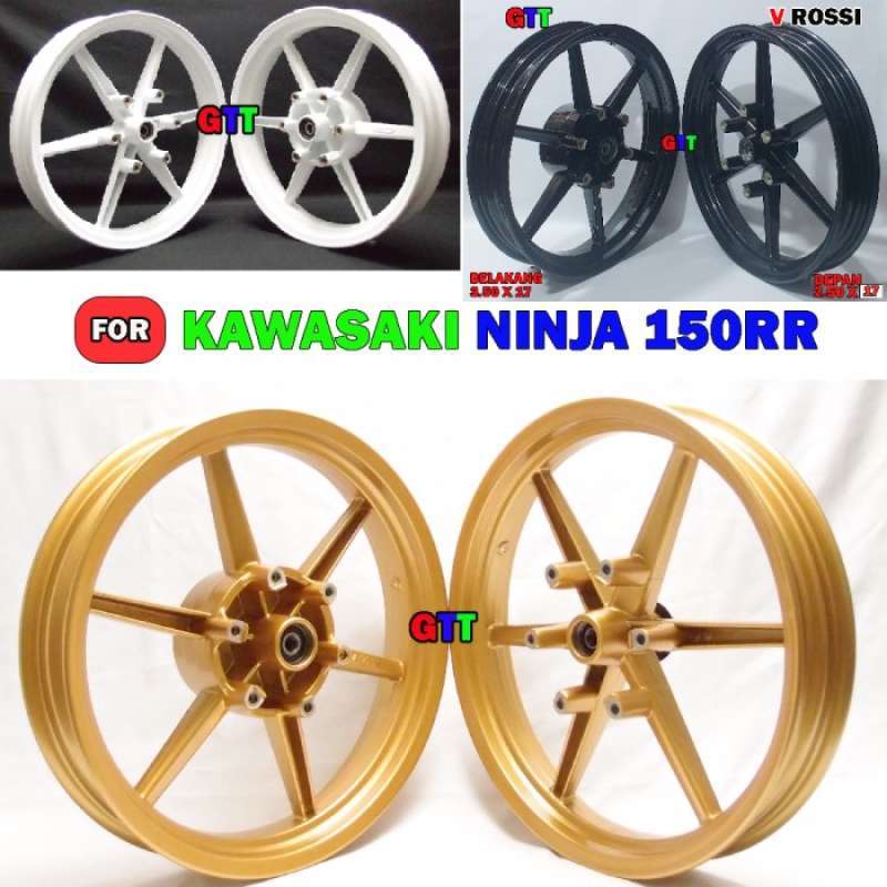Jual Velg Racing Vrossi Ninja 150 Rr Ukuran 250/300 Ring 17 Gold Matte ...
