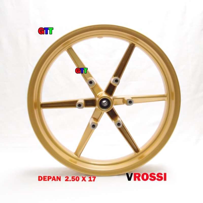 Jual Velg Racing Vrossi Ninja 150 Rr Ukuran 250/300 Ring 17 Gold Matte ...