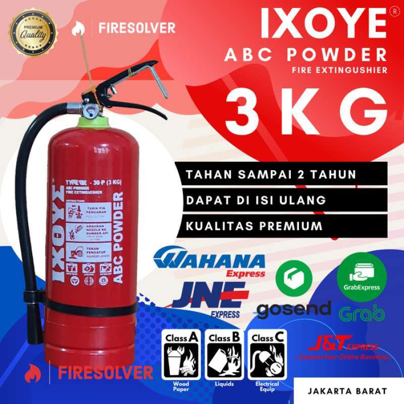 Jual Alat Pemadam Kebakaran 3KG/APAR 3KG/Tabung Pemadam Api/IXOYE ...