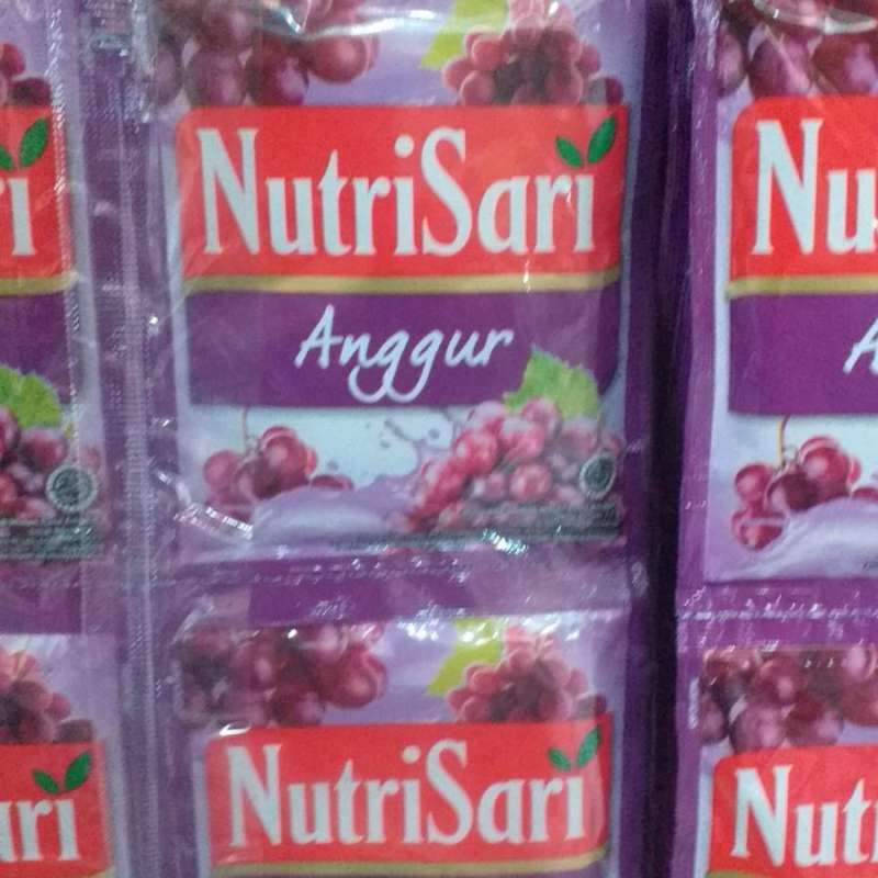 Jual nutrisari anggur 1 renceng isi 10 sachet di Seller Toko sosis ...