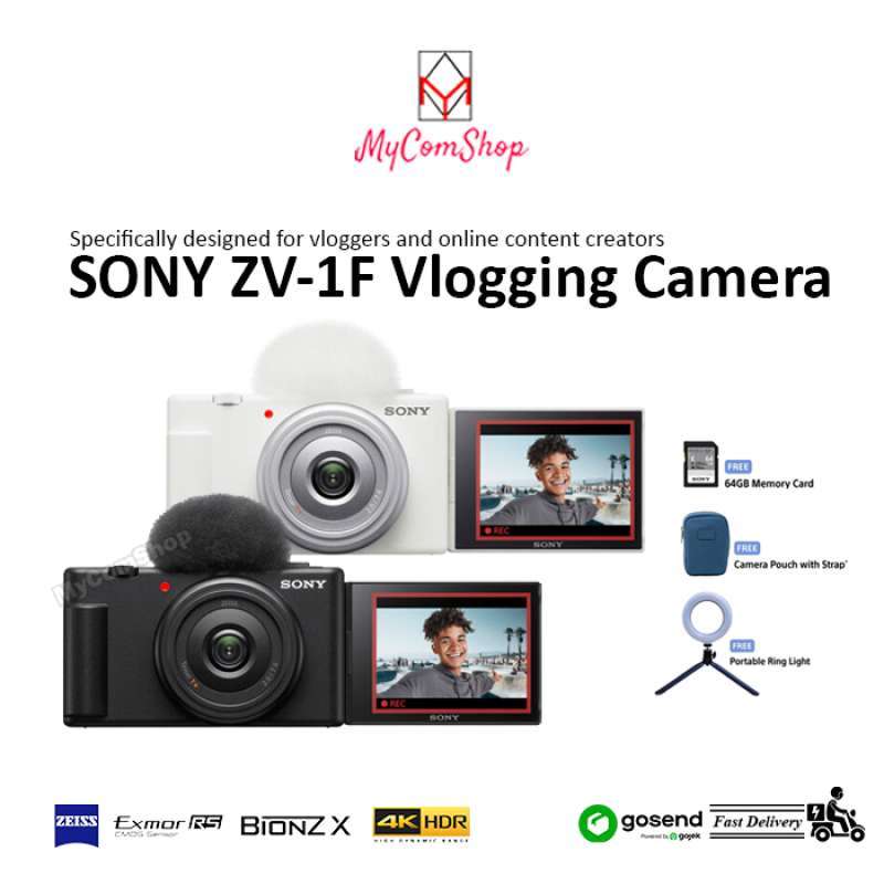 Jual SONY ZV-1F CAMERA VLOGGING DIGITAL CAMERA ZV-1F - PUTIH di Seller ...