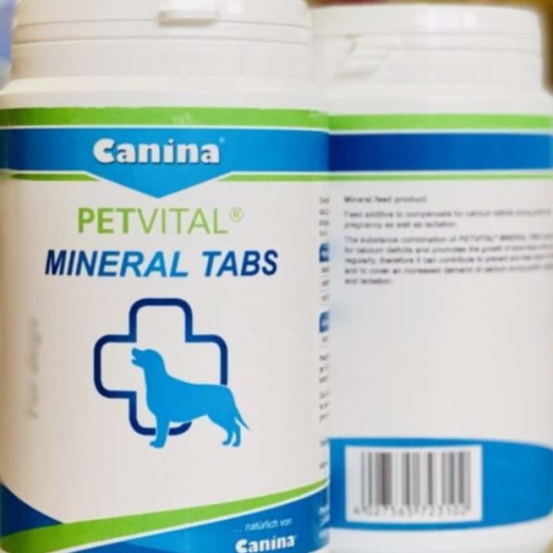 Jual Canina Petvital Mineral Tabs 100gr 50 tablet mineral anjing di ...