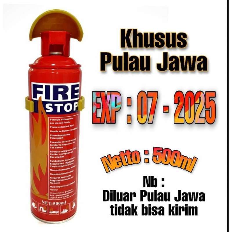 Promo Alat Pemadam Api Mini APAR Fire Stop Mobil 500ml Promo + Braket ...