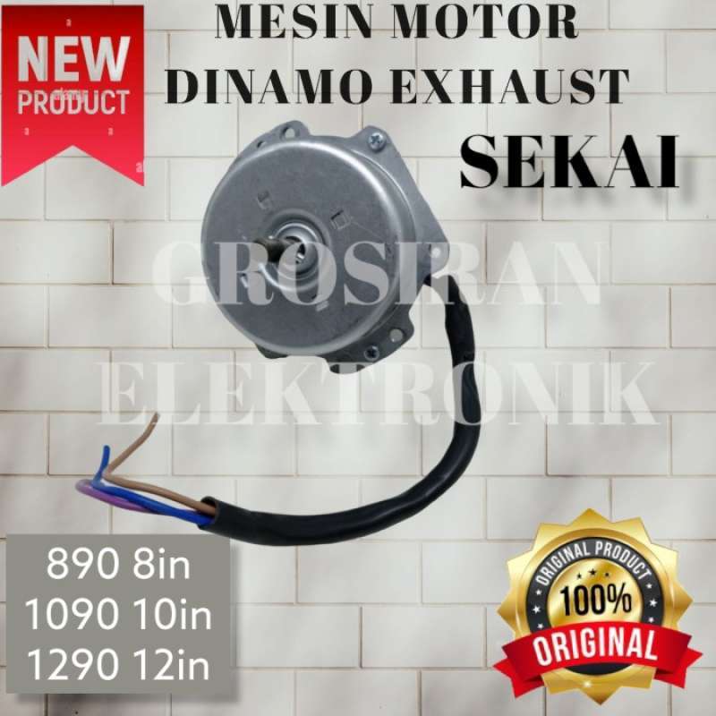 Jual MESIN MOTOR ORIGINAL EXHAUST TEMBOK Sekai WEF 890 - 890 8in di Seller Mistcont - Kapuk ...