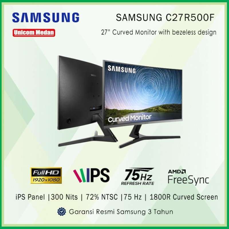 Jual Samsung C27R500 27 inch Curved Monitor Full HD di Seller Unicom ...