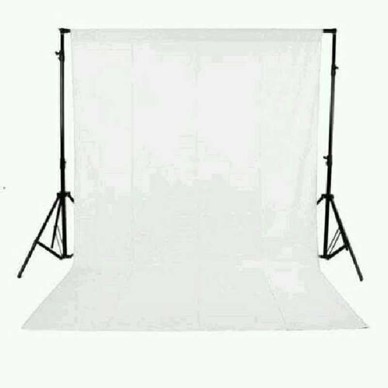 Jual Backdrop Background Foto Putih Polos 200 x 600 Cm White Screen ...