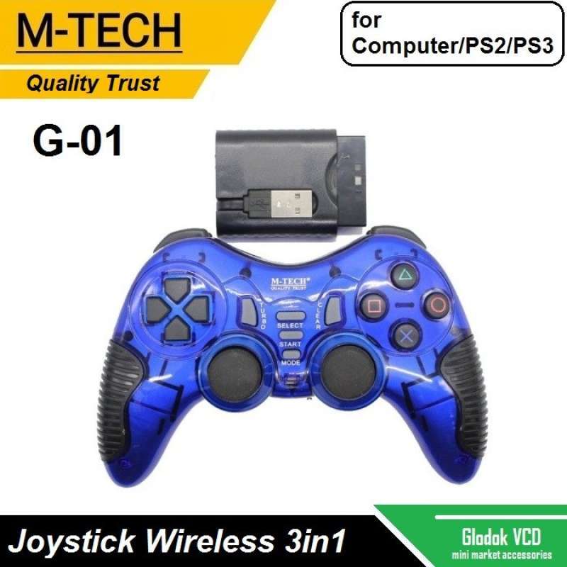Promo Gamepad Stik / Stick Wireless 3in1 Computer / Laptop Diskon 44% ...