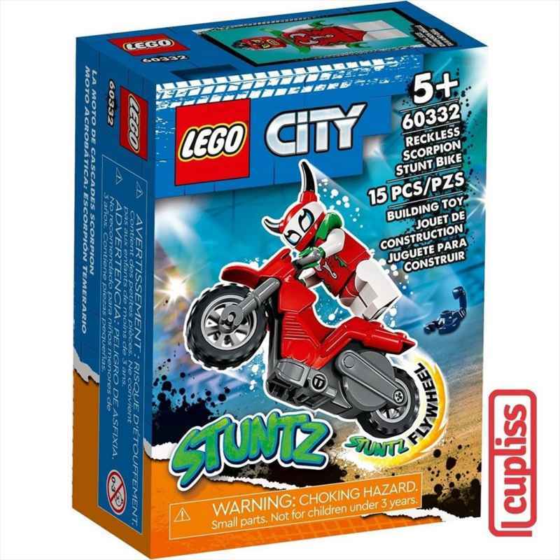 Promo LEGO City Stuntz 60332 Reckless Scorpion Stunt Bike Diskon 44% di Seller Cupliss Official ...
