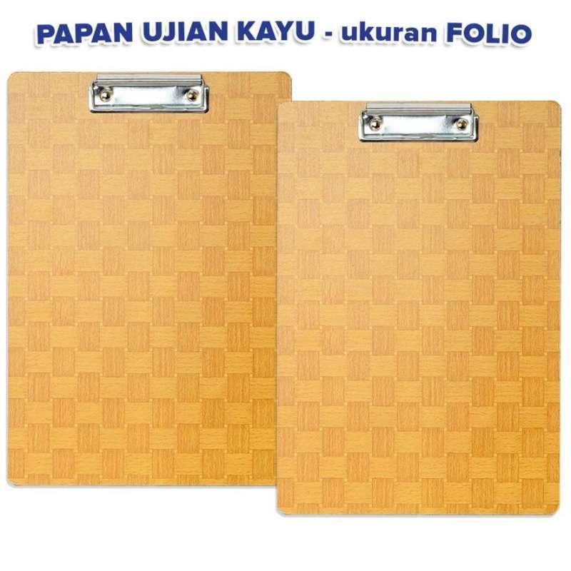 Jual Clipboard / Papan Dada / Papan Jalan Folio F4 Kayu Kualitas Bagus ...