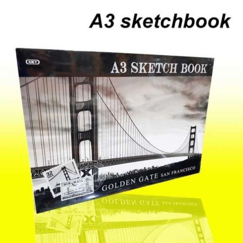 Jual SKETCH BOOK KIKY / BUKU GAMBAR SKETSA A3 ISI 50 LEMBAR di Seller ...