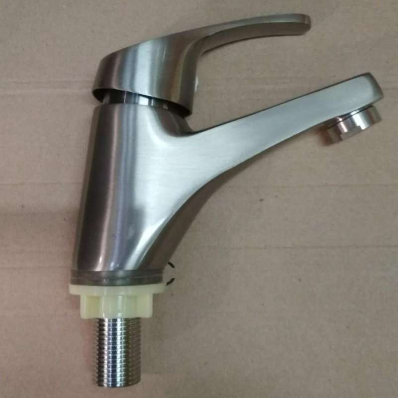 Jual kran wastafel up down besar stainless model wasser dan toto di ...