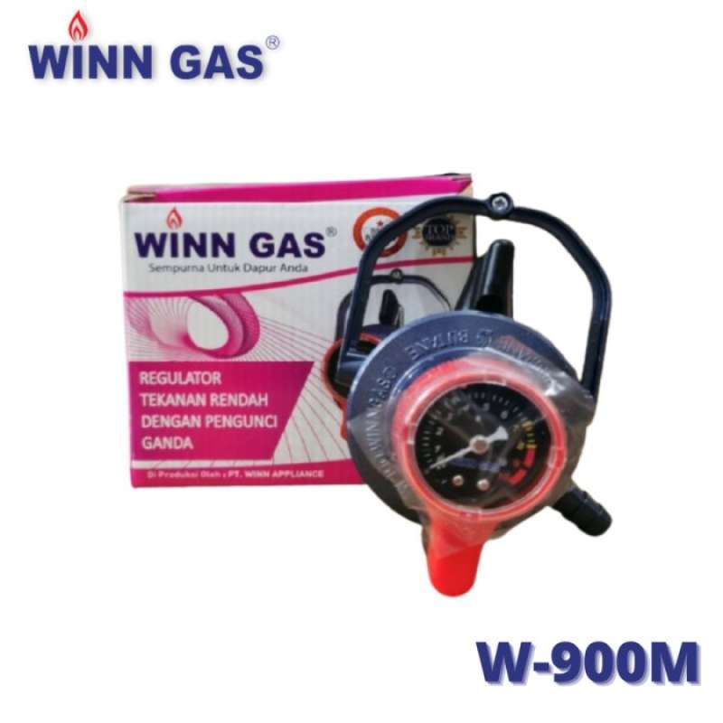 Jual WINN GAS REGULATOR LPG DOUBLE LOCK TEKANAN RENDAH METER W900M di ...