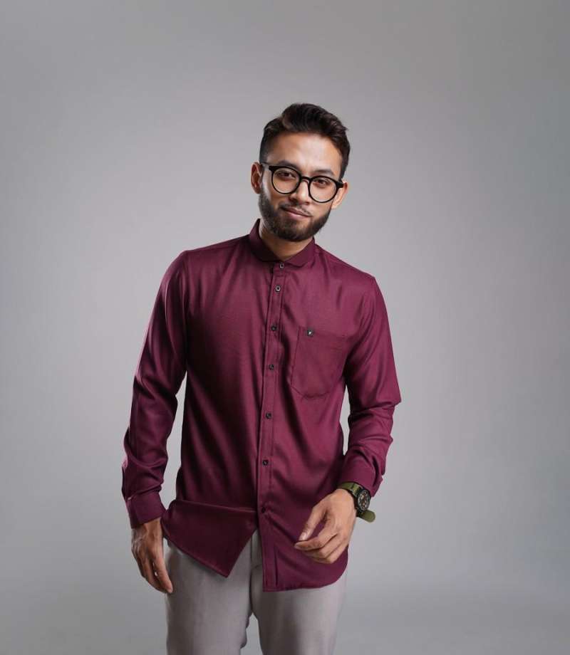 Jual Ekram Maroon Dan Ekram Maroon Long Kemko Modern Kemeja Pria Fadkhera Di Seller Fdkhr Id ...