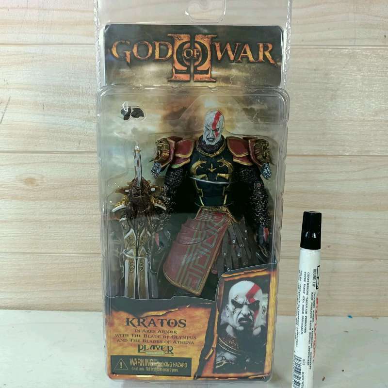Jual Action Figure Neca God Of War Kratos Angry In Ares Armor With The ...