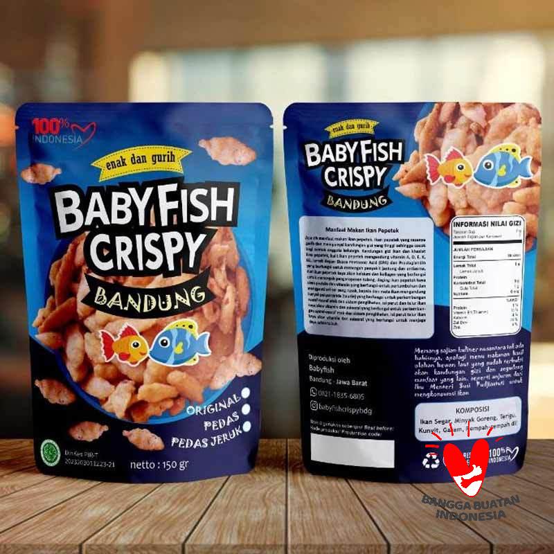 Jual Baby Fish Crispy Bandung Rasa Pedas Jeruk Keripik Ikan Crispy di ...