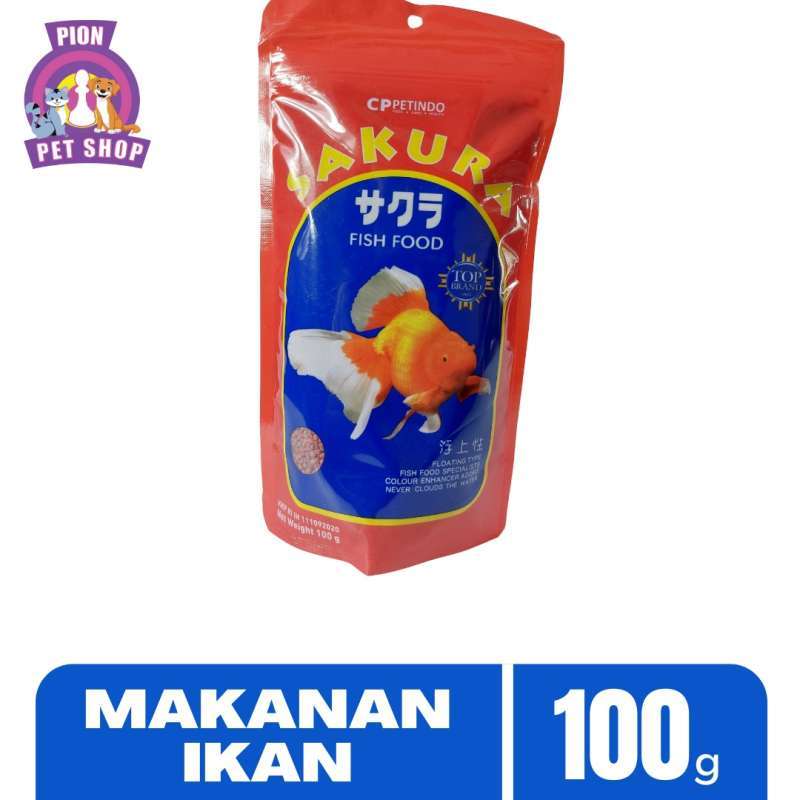Jual Sakura Fish Food Makanan Ikan Mas Koki 100 gram di Seller Pion ...