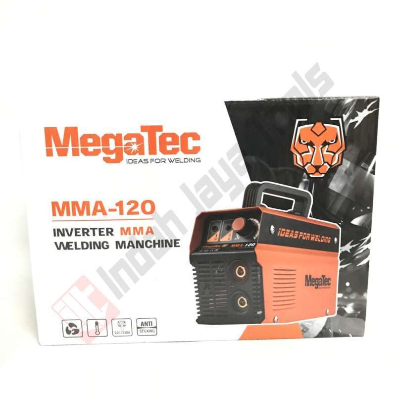 Jual Megatec Mma-120 Mesin Las Listrik 900 Watt Inverter Travo Di ...
