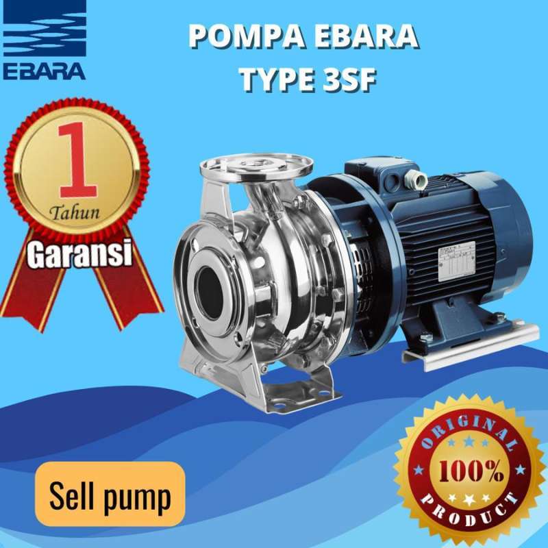 Jual Pompa Ebara Centrifugal Stainless Steel Pump 3 SF 40-160/4.0 di Seller Sell Pump Indonesia ...