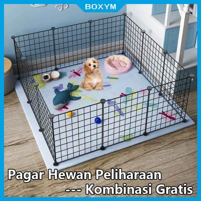 Jual Kandang Pagar Besi Lipat-Kelinci Kucing Anjing Kura-Kura DIY Pet Cage di Seller Chiko Shop ...