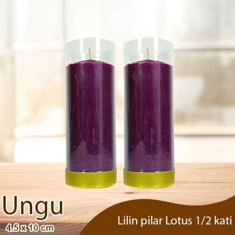 Promo Lilin Ungu Pilar Serbaguna / Lilin Pesta / Mati Lampu 1/2 Kati ...