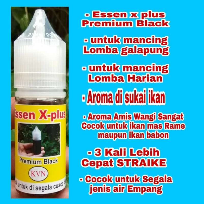 Jual Bulan Ini Aja Kak! Essen X Plus Premium Black ,essen Ikan Mas ...