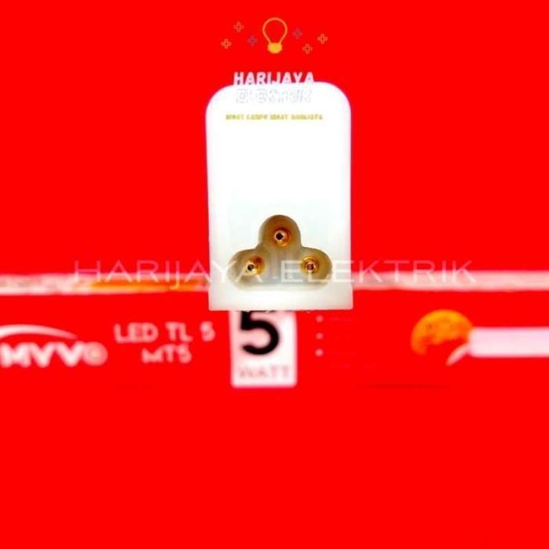Jual MYVO LAMPU TL T5 LED PANJANG 123CM 20 WATT TUBE LIGHT PLAFON SNI ...