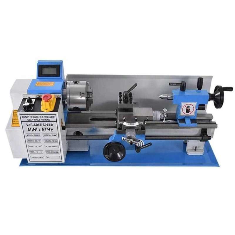 Jual ELMAZHGANG Mesin Bubut Mini Lathe Wood Metalworking 550W - CJ0618 ...