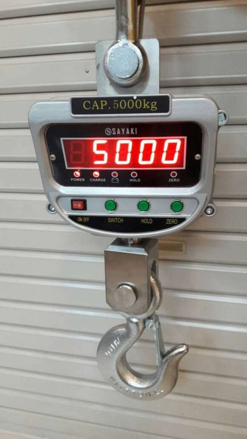 Jual CRANE SCALE 5 ton/ TIMBANGAN GANTUNG DIGITAL SAYAKI AAE 5 ton di ...