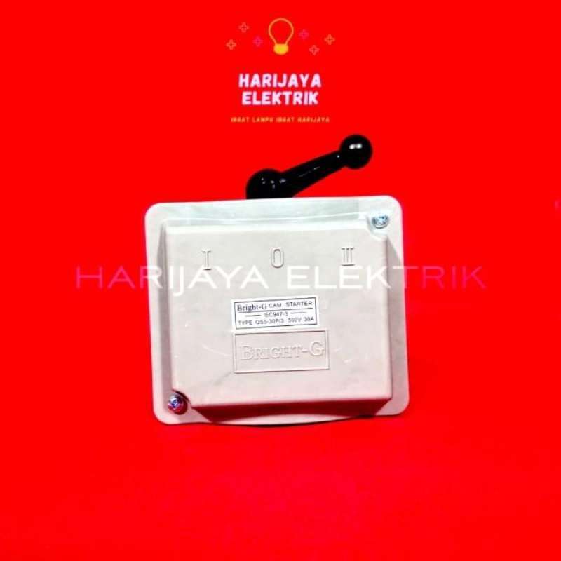 Jual BRIGHT-G CAM STARTER GZ 30A QS5-30 P/3 SAKLAR OHM GENSET HANDLE ...