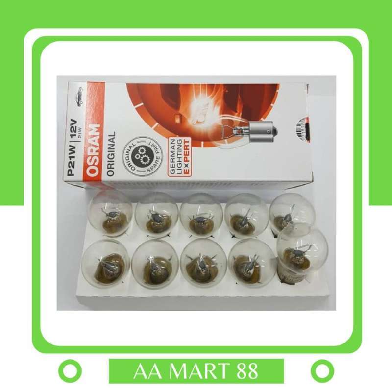 Jual BOHLAM SEN MUNDUR OSRAM 7506 12V P21W KAKI 1 BESAR BENING di ...