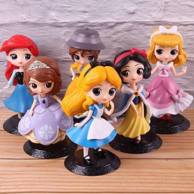 Jual Qposket Princess Jane / Alice / Aurora / Snow / Ariel / Sofia ...