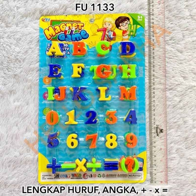 Jual Mainan Anak Magnet Game Huruf dan Angka Edukasi Belajar Warna ...