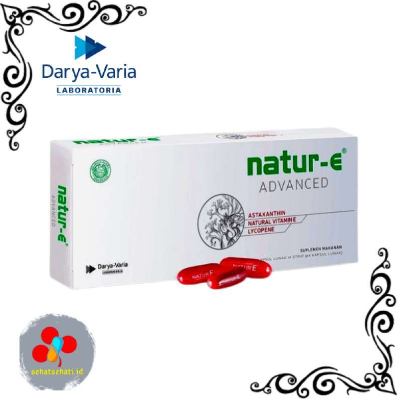 Promo Natur-E Advanced 16 Kapsul multivitamin E untuk kesehatan kulit ...